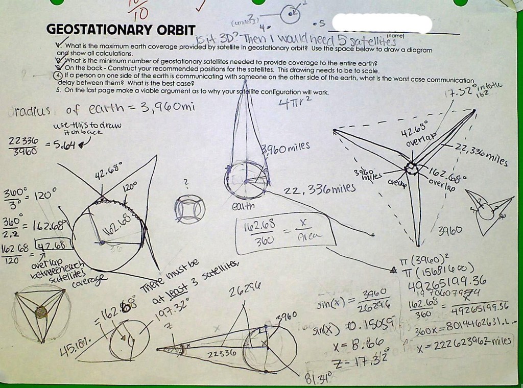 Geostationary Satellites in 3 Acts | mrmillermath