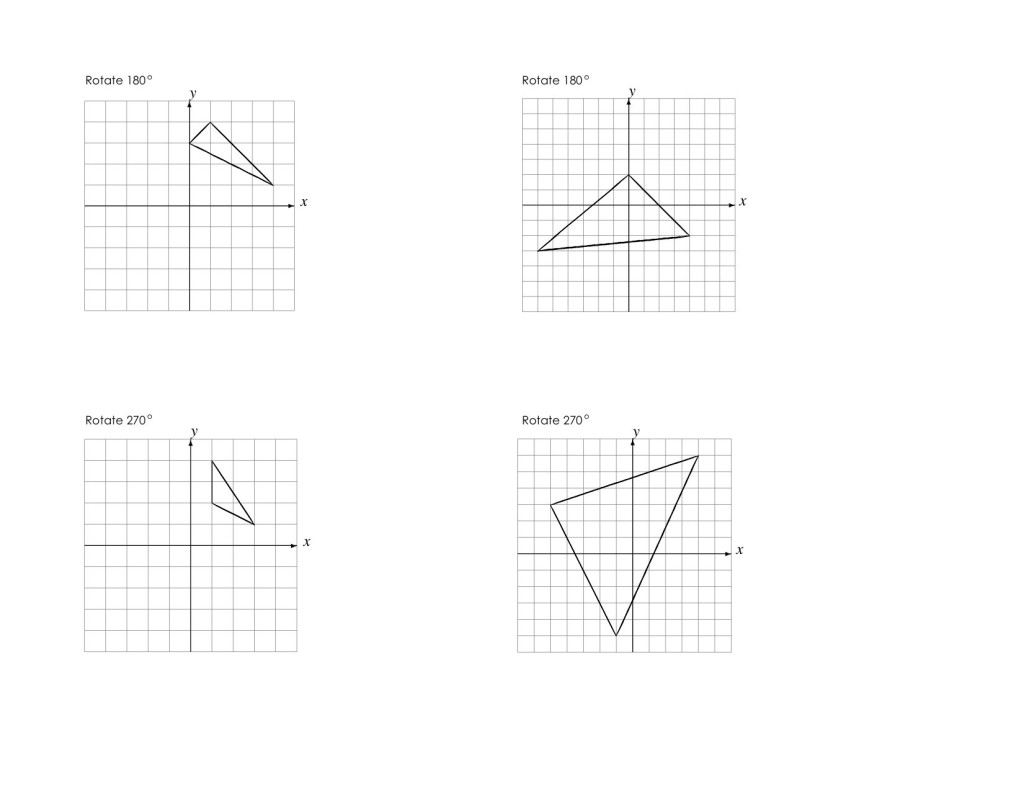 Rotations Worksheet | mrmillermath