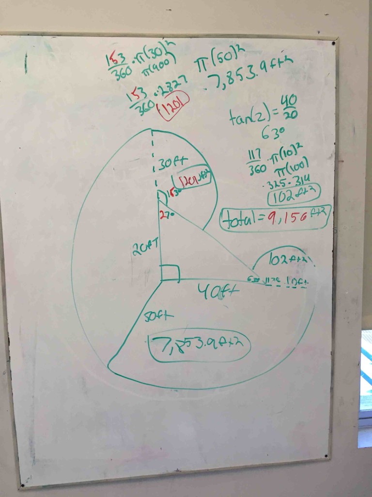 Grazing Goat Problems (Sector Area / Trig) | mrmillermath