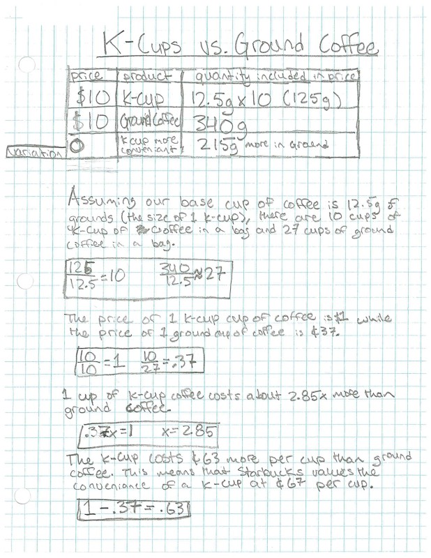 Adding Value – A Starbucks Lesson | mrmillermath